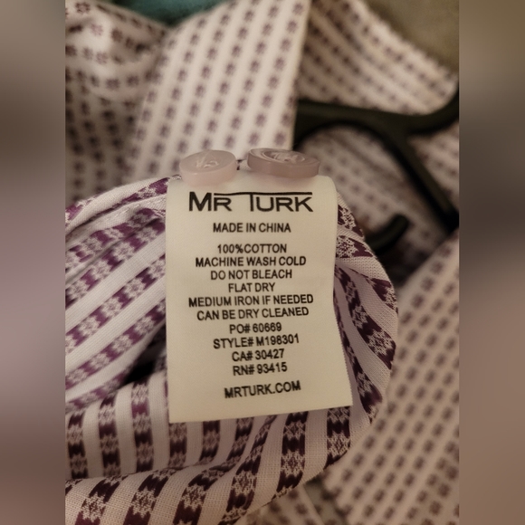 Mr. Turk | Shirts | Nwot Mr Turk Dress Shirt | Poshmark